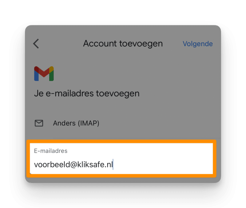 Hoe stel ik de Gmail app in op mijn telefoon? - Kliksafe